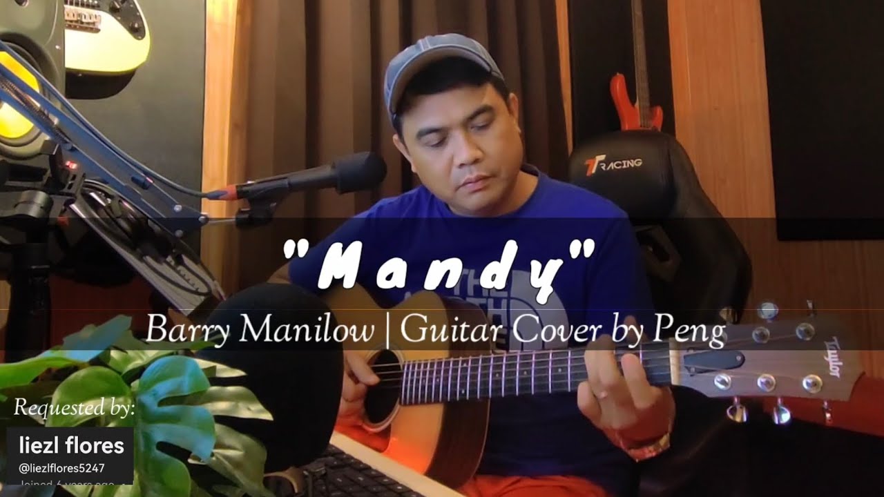 MANDY | Barry Manilow | Acoustic Guitar Cover by Peng - YouTube