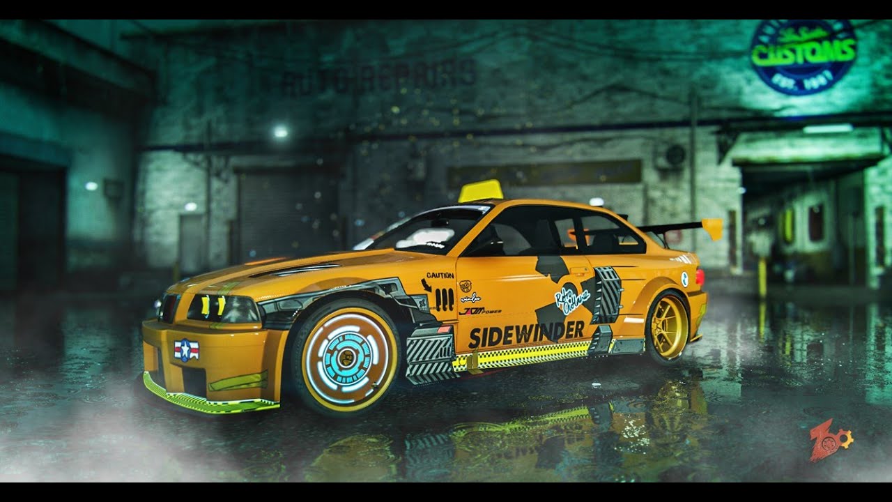 BMW M3 E36 Custom FAKE TAXI | GTA V Rp Car Mod - YouTube