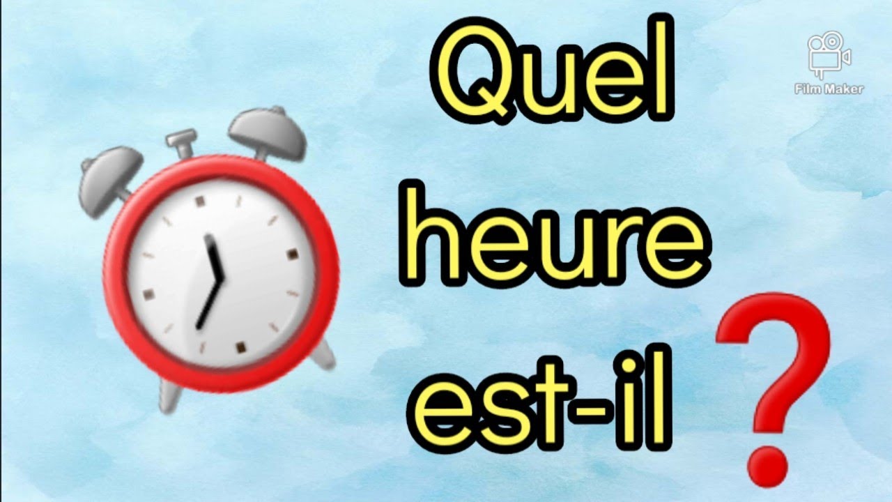 Apprendre à lire l'heure en français facilement 🌃🏙 - YouTube