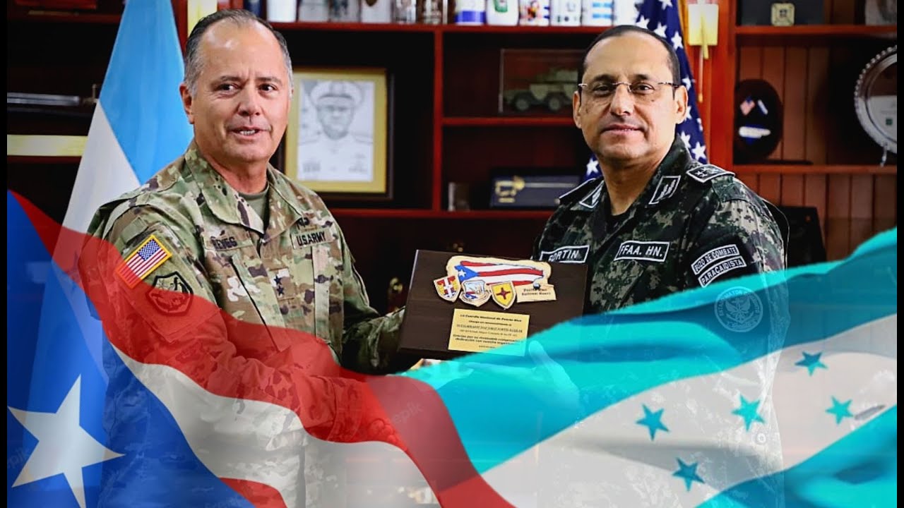Visita del Comandante General de la Guardia Nacional de Puerto Rico ...