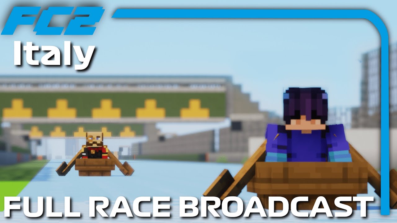 The Biggest Minecraft Boat Racing Comeback at Monza! - YouTube