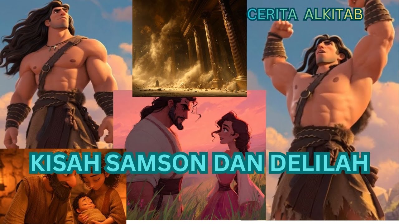 KISAH ALKITAB SAMSON DAN DELILAH #biblestory #jesus #kitabsuci # ...