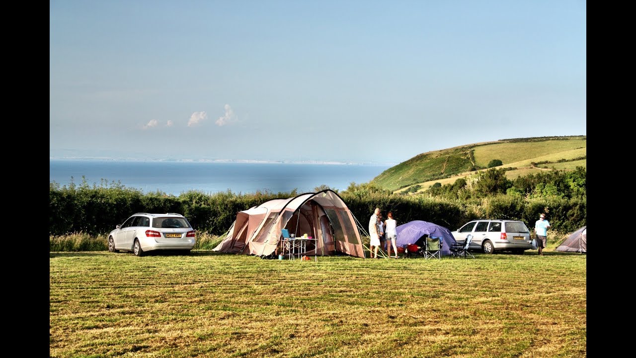 Camping at Caffyns Farm - YouTube