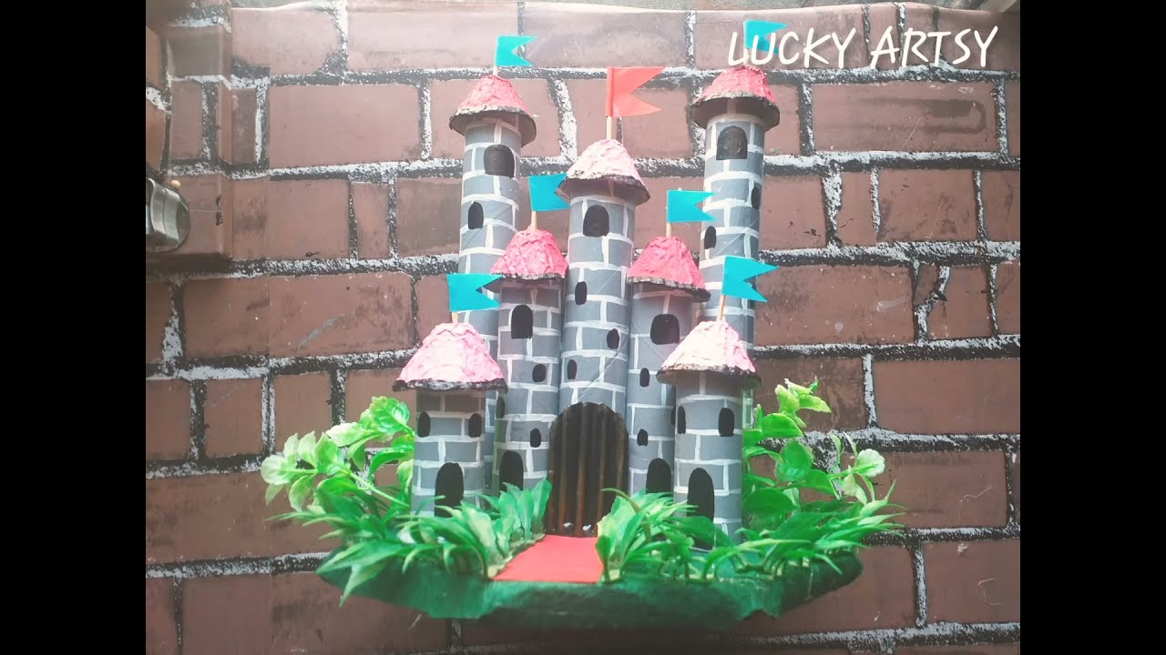 CASTLE...... Craft out of Waste.. - YouTube