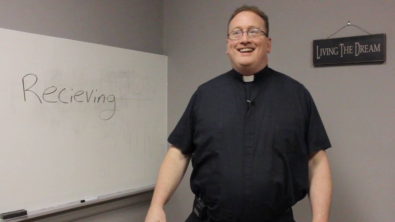 Father DeLacy's thought nugget on Receiving Happiness - YouTube