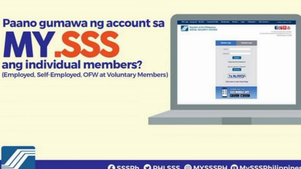 How To Create My SSS Account Online YouTube how-to-create-my-sss-account-online-youtube