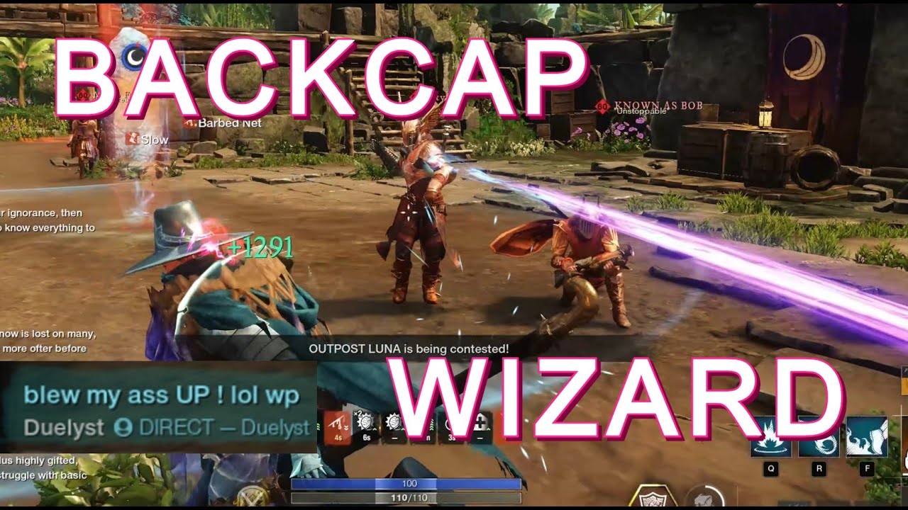 The Backcap Addict - New World PvP Mage 1vX - FS IG Build - YouTube