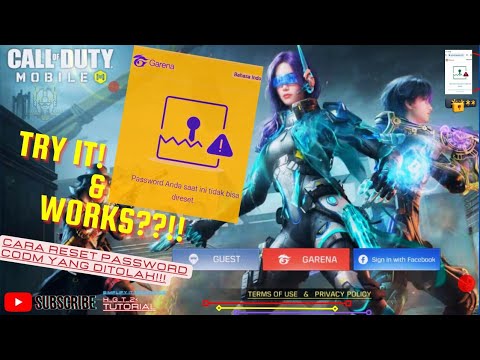 Cara Reset Password Garena #codm yang DiTOLAK | Password Tidak Bisa ...