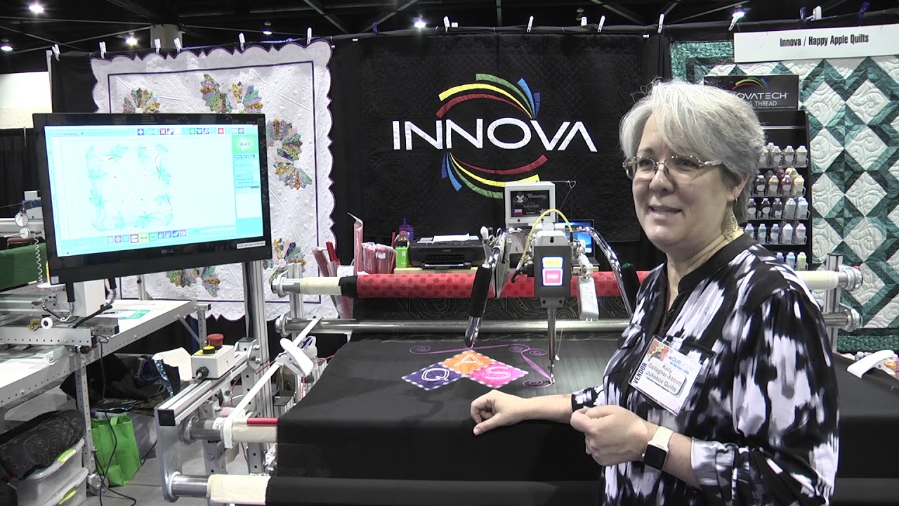 Grand Format Embroidery for Innova Longarm Machines - YouTube