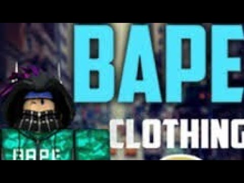 Buying new bape outfit roblox - YouTube