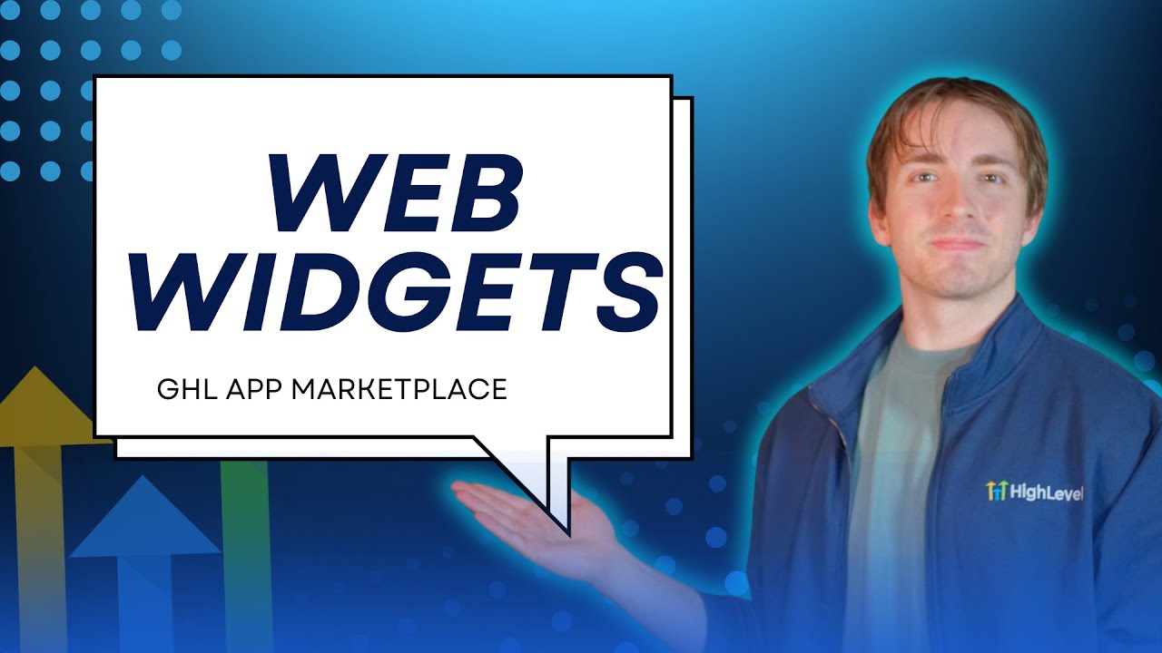 How to install WEB WIDGETS from the GHL App Marketplace - YouTube