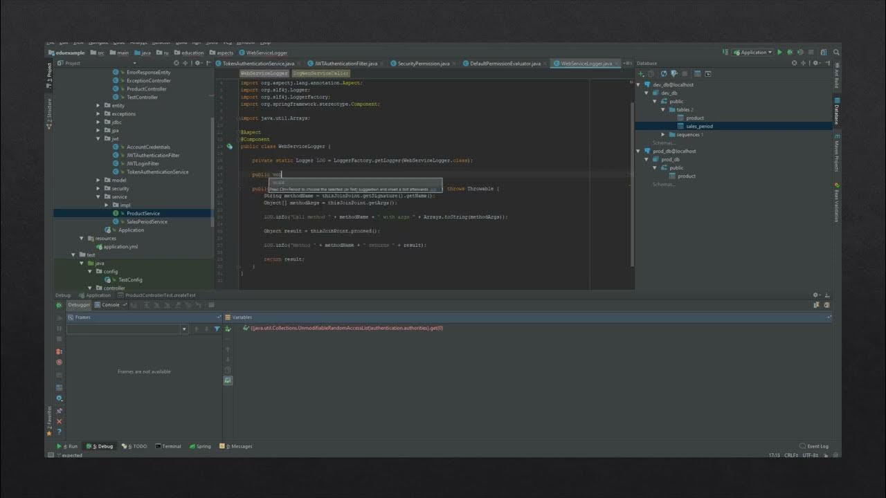 Spring Framework аспектно ориентированное программирование Youtube