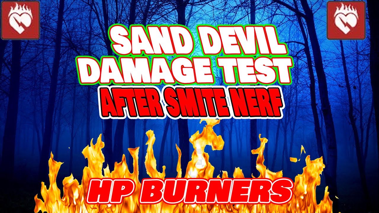 DAMAGE TEST STARTING WITH HP BURNERS FOR SAND DEVIL! - YouTube