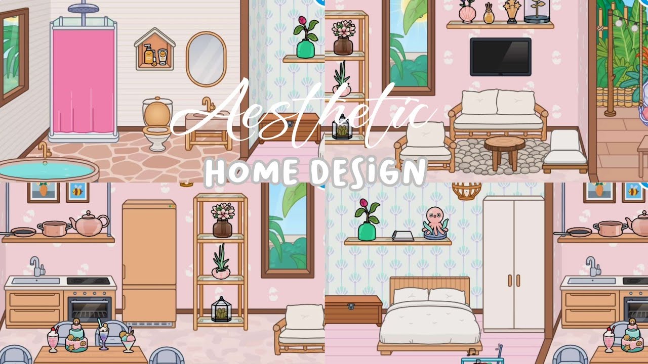 Aesthetic Home Design | House Tour | Toca Boca | Toca Life World - YouTube