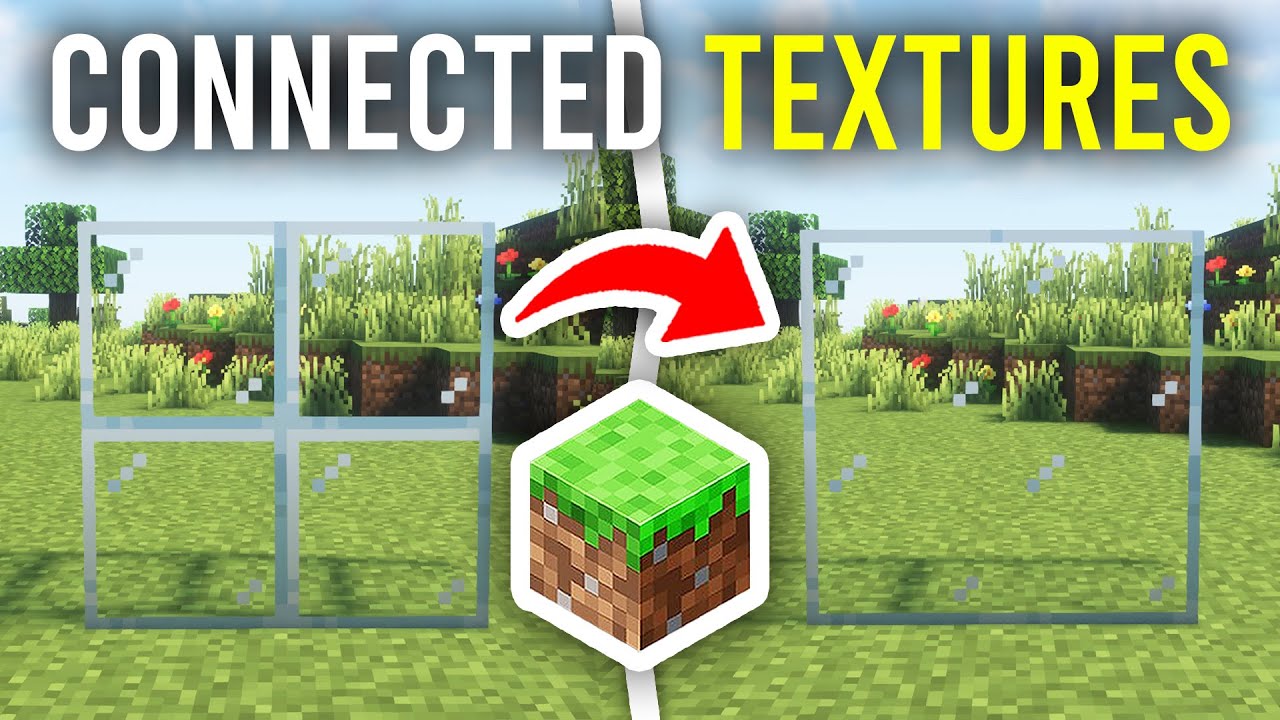 How To Get Connected Textures In Minecraft - Full Guide - YouTube