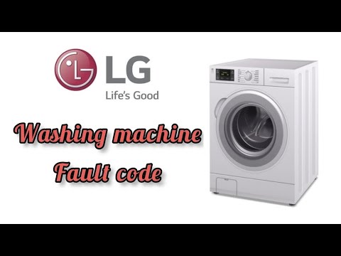 LG washing machine fault code - YouTube
