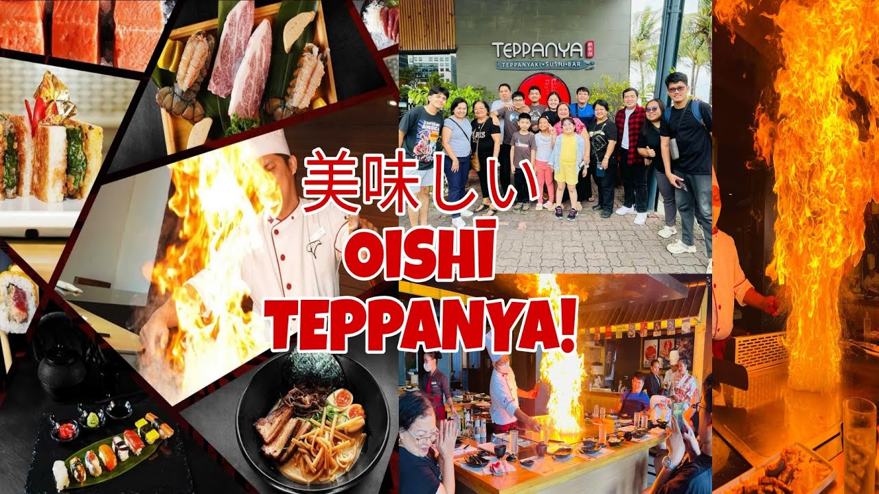 TEPPANYA | TEPPANYAKI SUSHI BAR | 8 COURSE MENU SET | MOA SM SEASIDE BY ...
