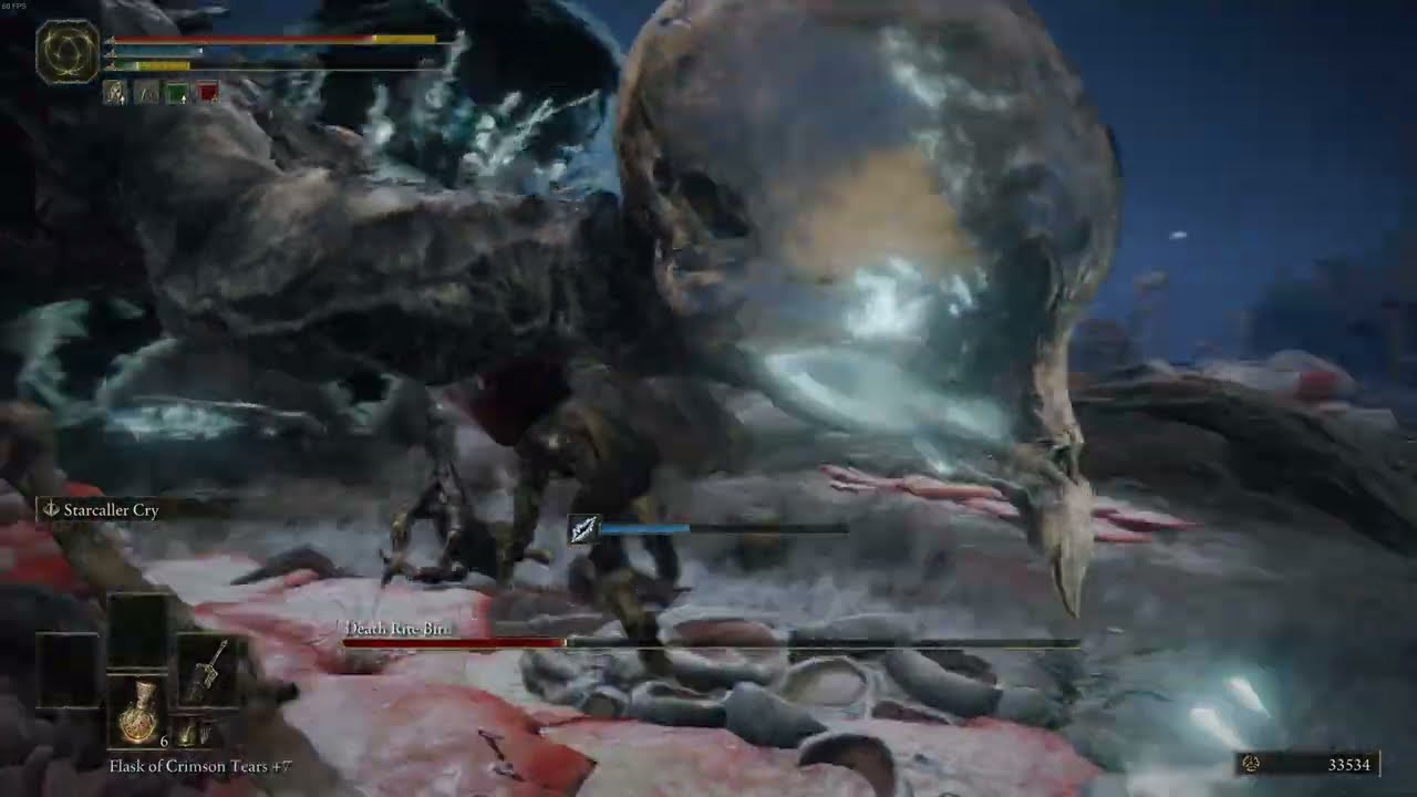 Death Rite Bird (Southern Aeonia Swamp Bank) - Elden Ring - YouTube