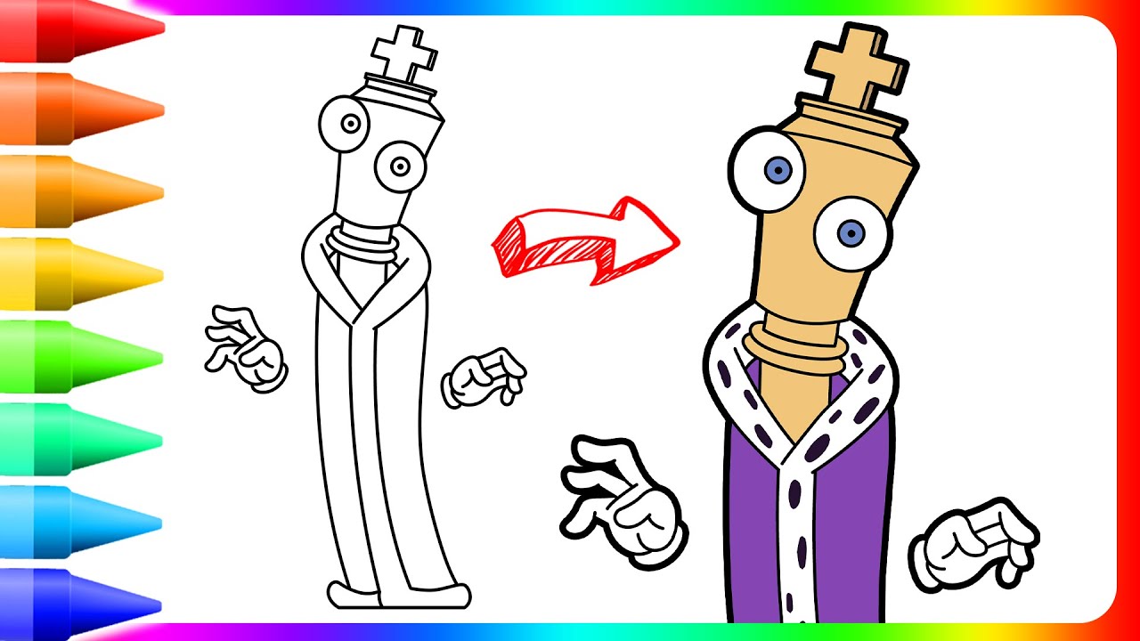 EASY Draw The Amazing Digital Circus - Kinger - YouTube