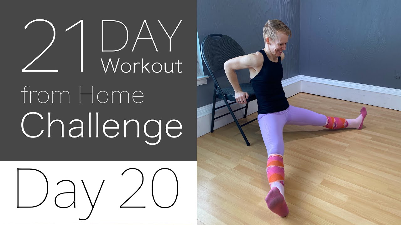 21 Day Workout from Home Challenge Day 20 - YouTube
