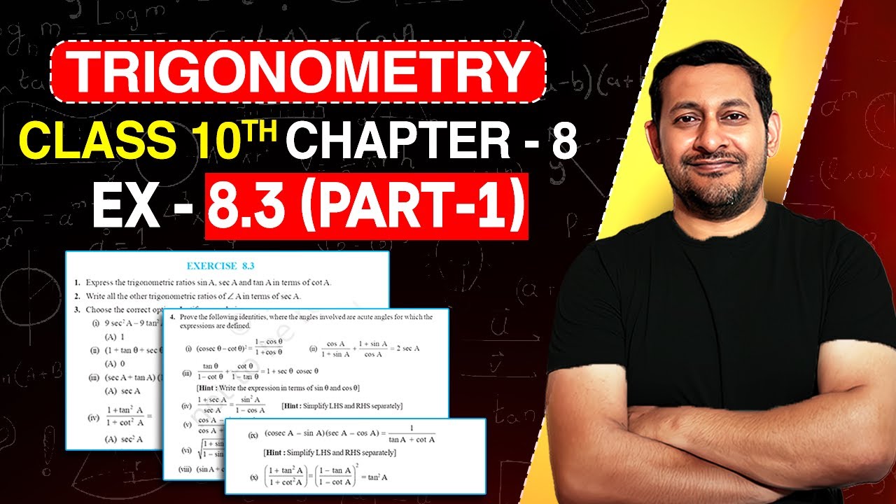 Exercise 8.3 Full Exercise | Class 10 Maths Chapter 8 | Trigonometry ...