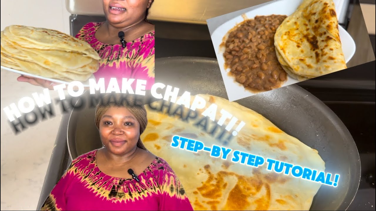 How to make chapati step-by-step tutorial! Please watch the video if ...