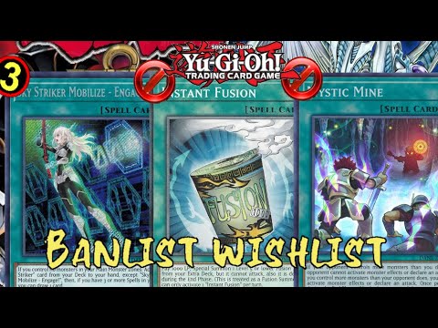Yu-gi-oh Banlist Wishlist - 2022 December - YouTube