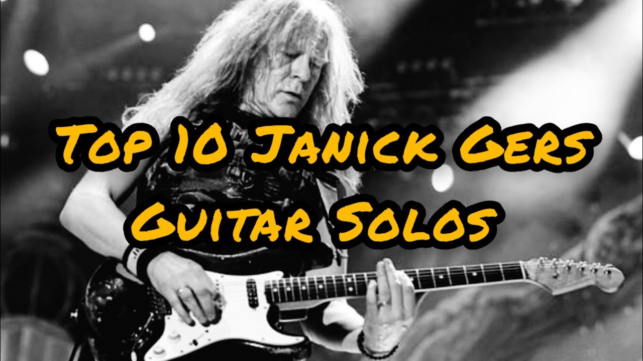 Top 10 Janick Gers guitar solos (Iron Maiden) - YouTube