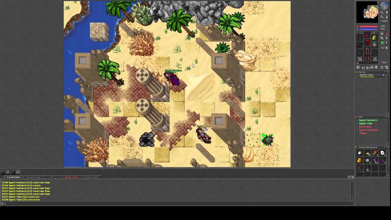 Tibia #012 - Erforschung des Skeleton Gebietes in Darashia - YouTube