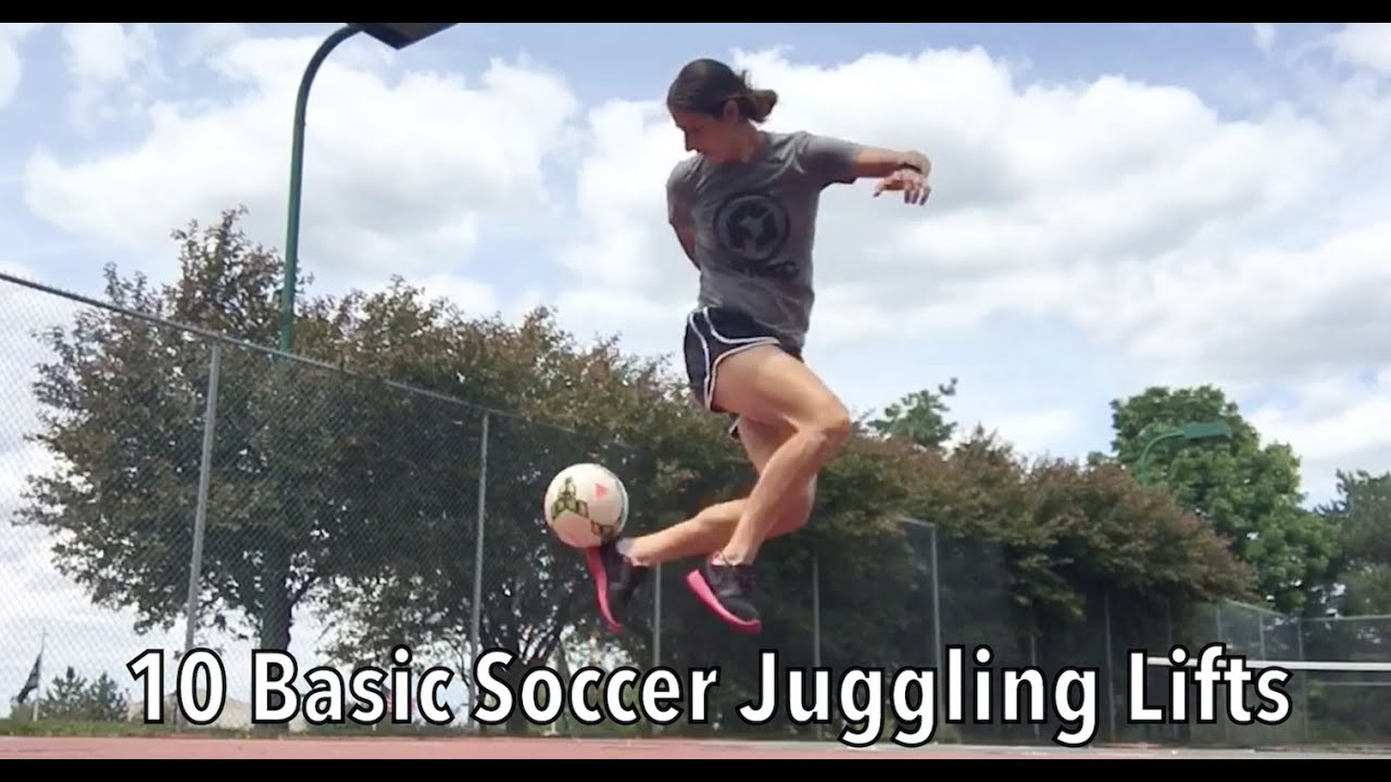 10 Basic Soccer Juggling Lifts | YFutbol - YouTube