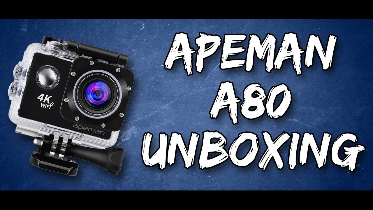 MY FIRST UNBOXING | ApeMan A80 Action Camera Unboxing - YouTube