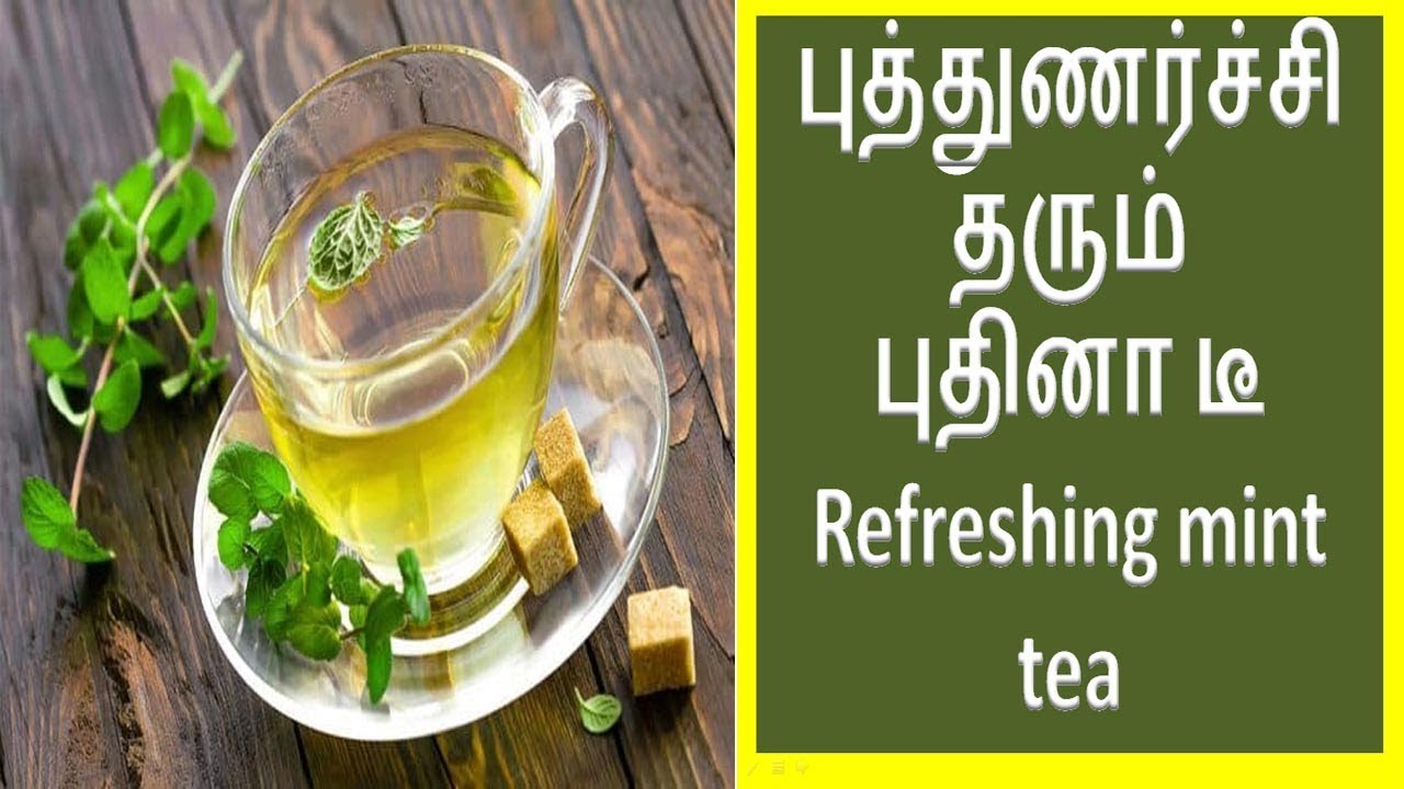 புத்துணர்ச்சி தரும் புதினா டீ|Refreshing mint tea|How to make Mint tea - YouTube