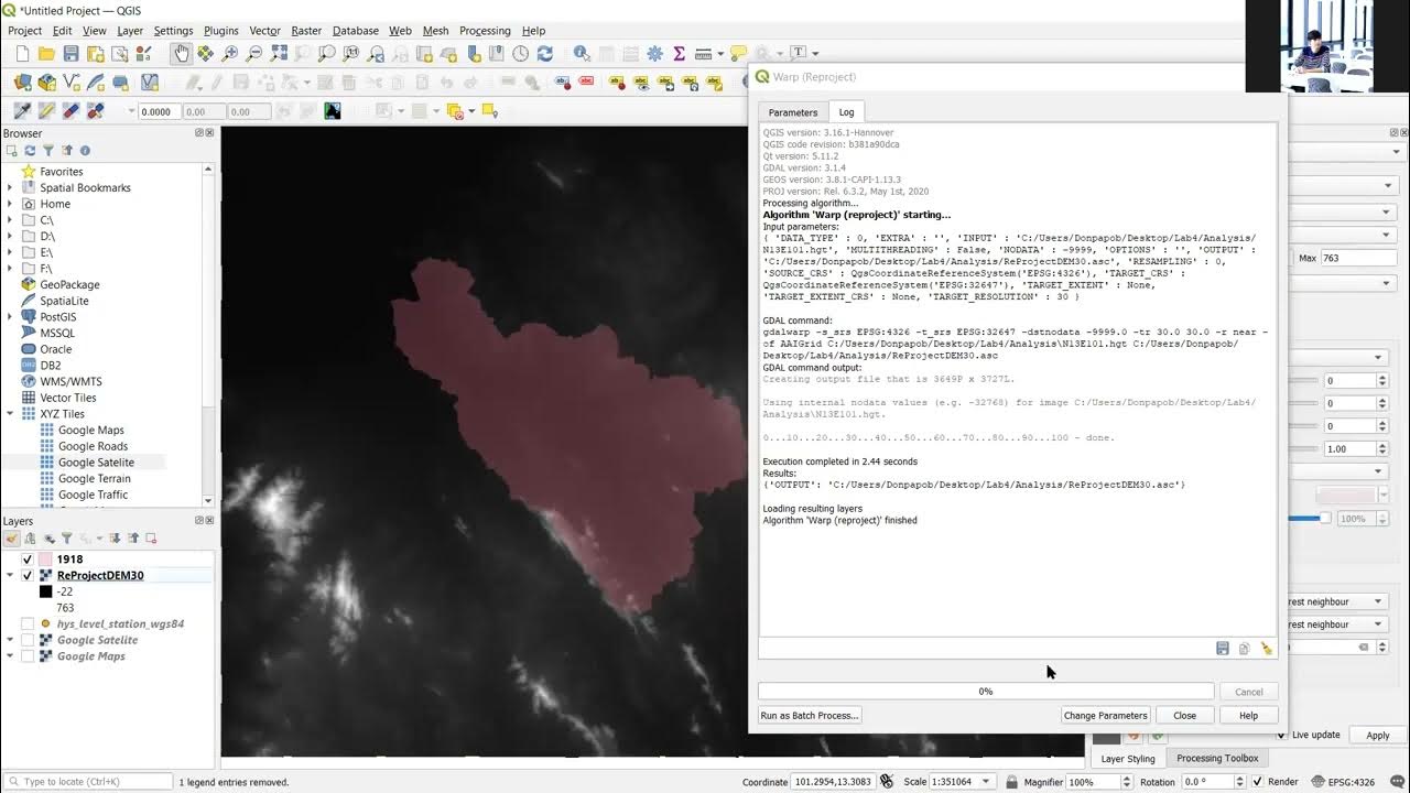 Stream and Catchment Area Delineation in QGIS [Part1] - YouTube