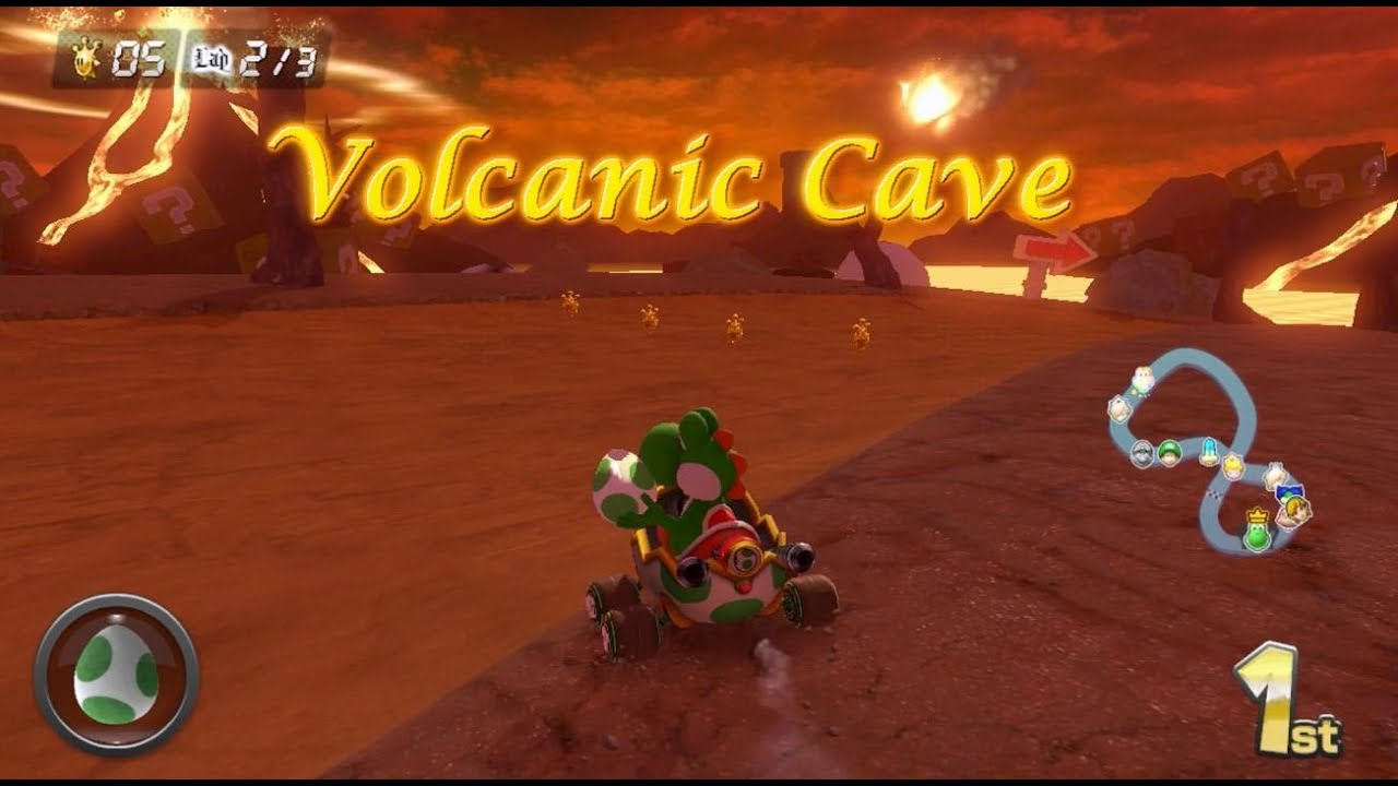 [MK8 CT] Volcanic Cave ONLINE RACE (Wexos & Atlas) - Mario Kart 8 ...