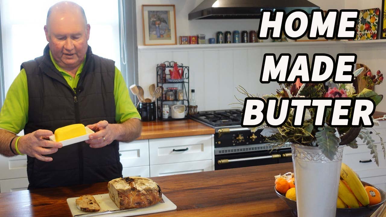 My Butter Making Process From Beginning To End - YouTube