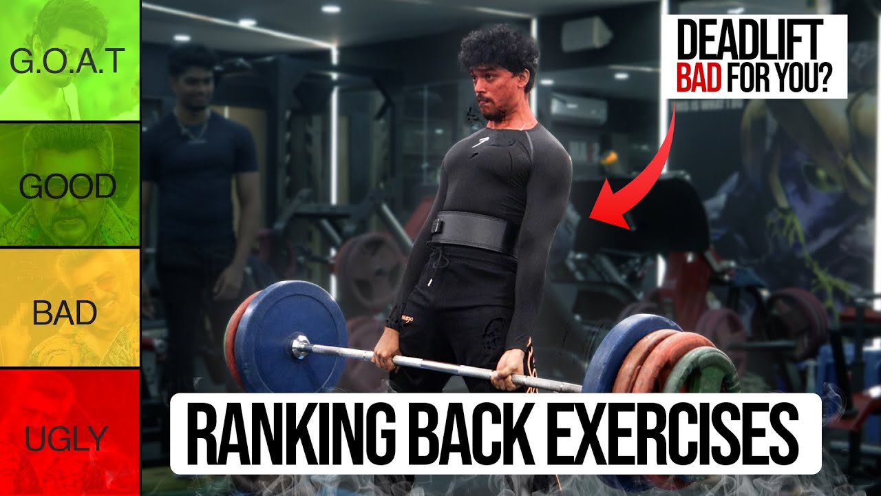 18 Back Exercises Ranked from WORST - BEST [Tier List] Tamil - YouTube