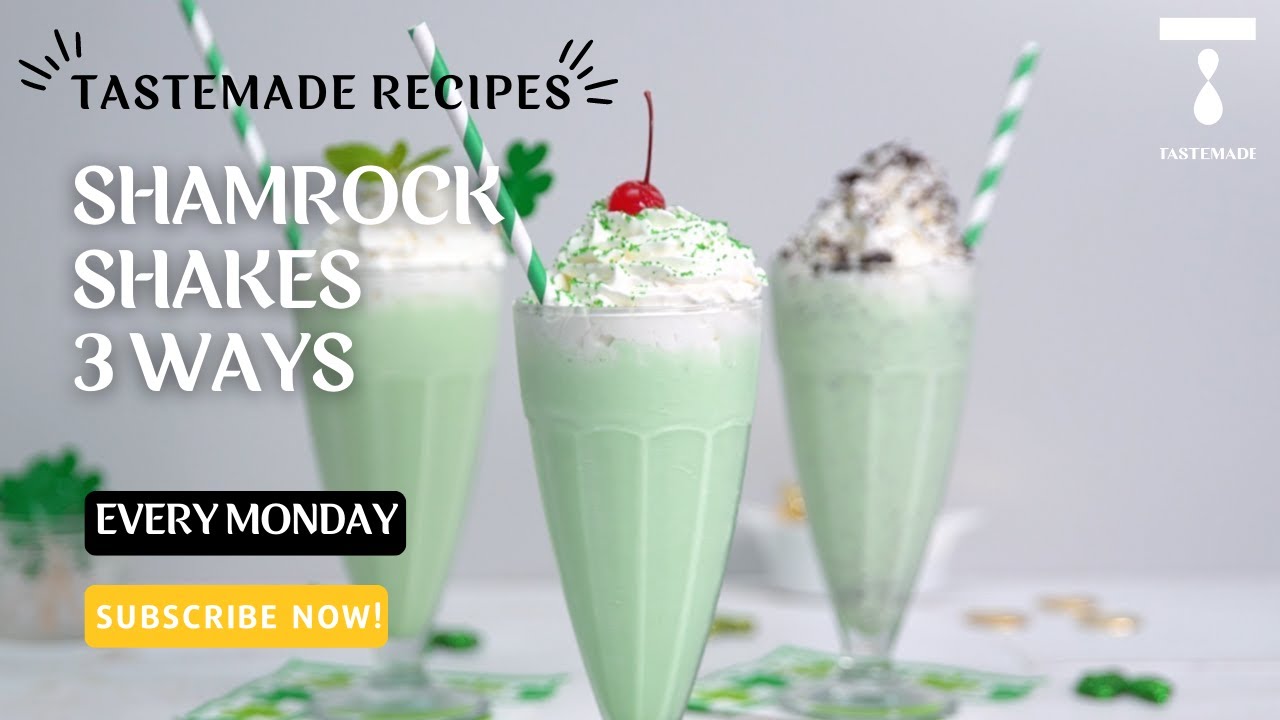 Shamrock Shakes 3 Ways - Get Lucky with These Festive Treats! - YouTube