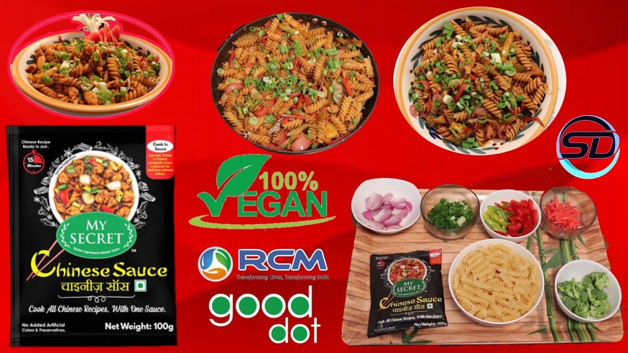 Good Dot Pasta Recipe _ with Chinese Sauce || चीनी सॉस के साथ पास्ता ...