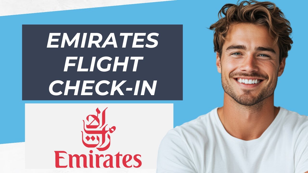 How To Check In Online Emirates Flight 2024 - YouTube