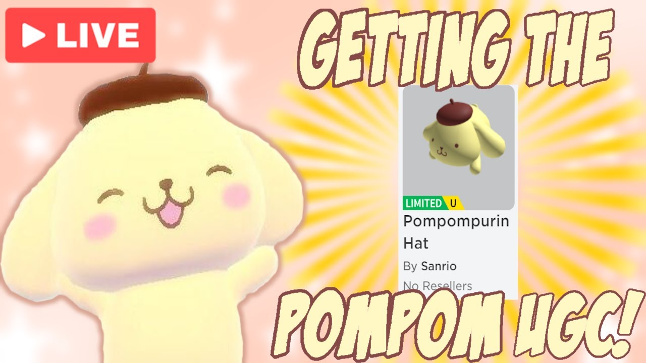 Getting the Pompompurin LIMITED UGC! | Roblox My Hello Kitty Cafe ...