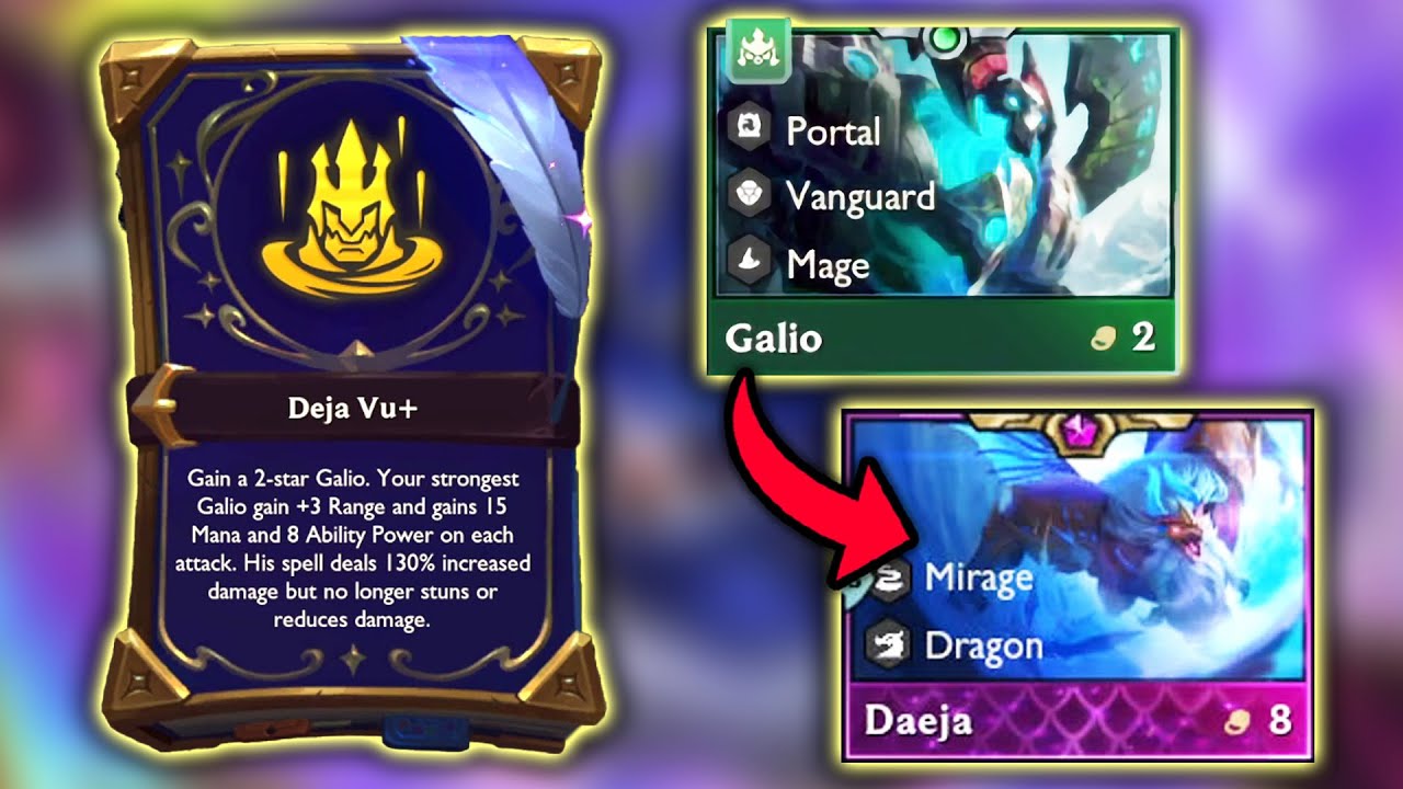 This Augment Transforms Galio into Set 7 Daeja! | Set 12 Gameplay - YouTube