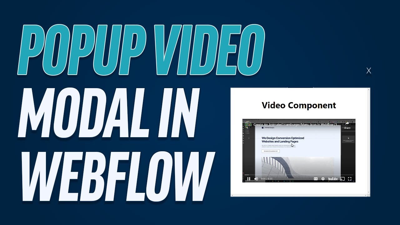 Video Modals In Webflow | What You Need To Know Before Adding One - YouTube