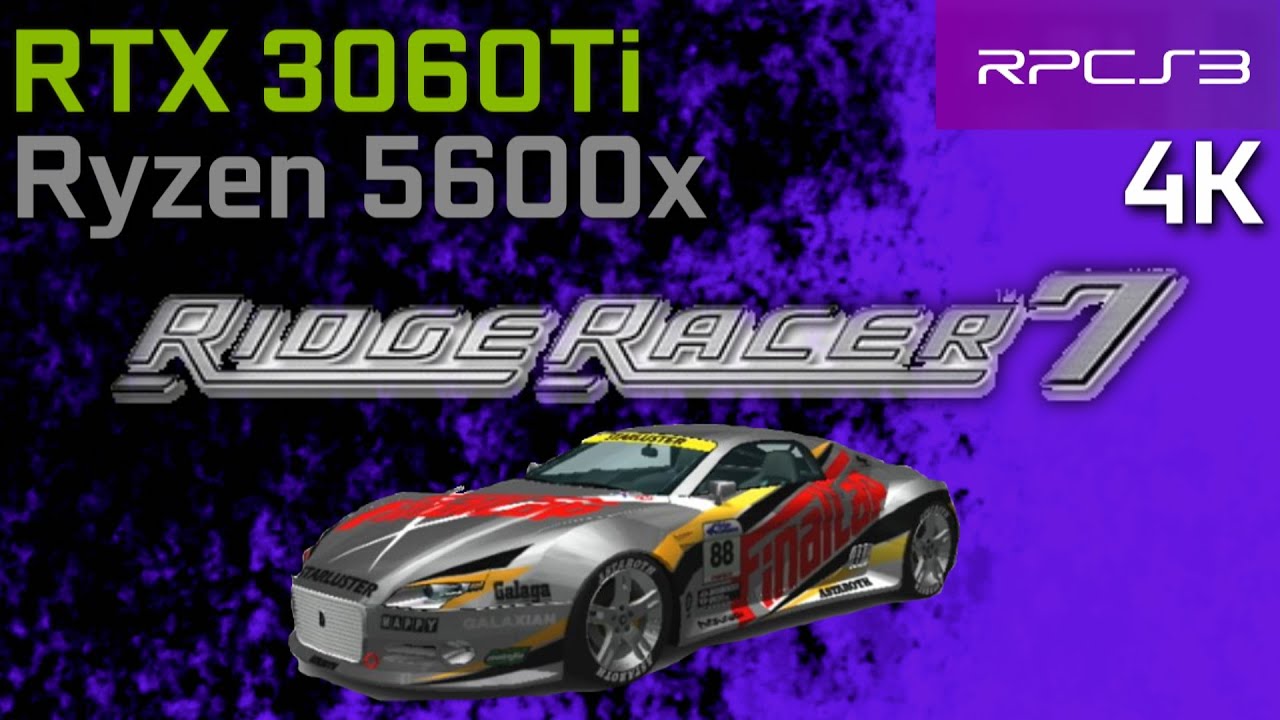 [RPCS3] Ridge Racer 7 | 4K | Ryzen 5600X & RTX 3060 Ti - YouTube