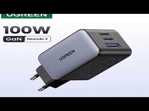 UGREEN 100W GaN Charger USB C Charger QC4.0 3.0 Quick Charge For Macbook Air Laptop Tablet - YouTube