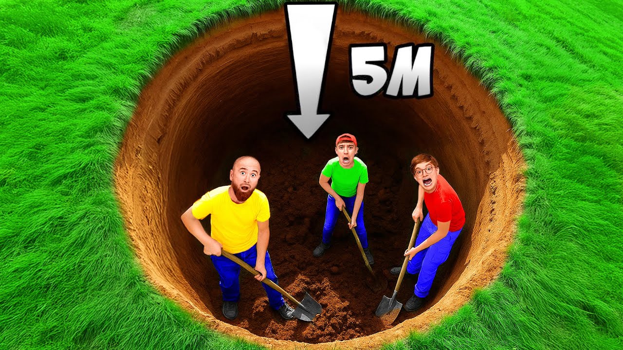 Who is the First to Get Out of the PIT, Gets $1000 - Challenge ! - YouTube