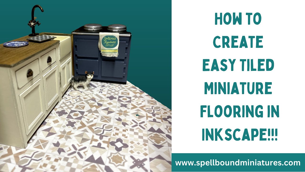 HOW TO CREATE A DOLLHOUSE MINIATURE TILED EFFECT FLOOR IN INKSCAPE ...