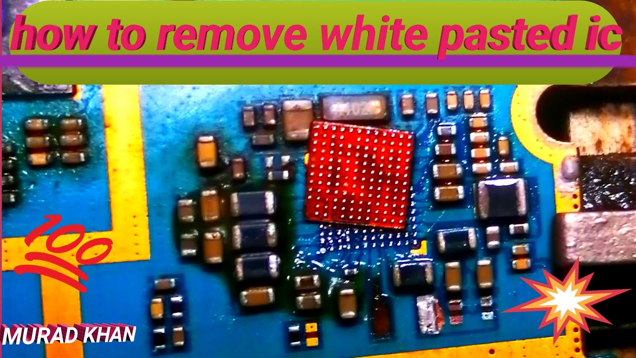 how to remove white pasted ic solutions ! how to white pasted ic remove ...