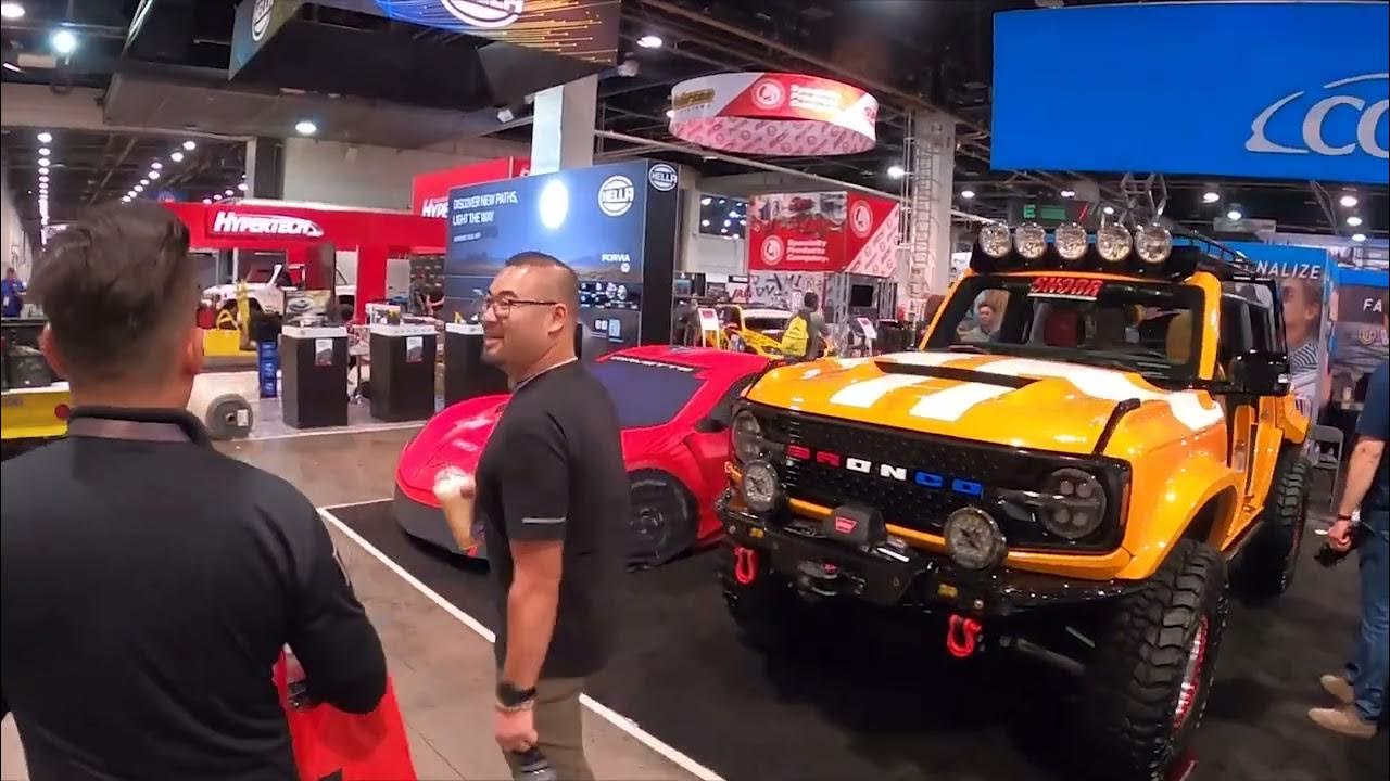 2022 SEMA show setup day 2 - YouTube