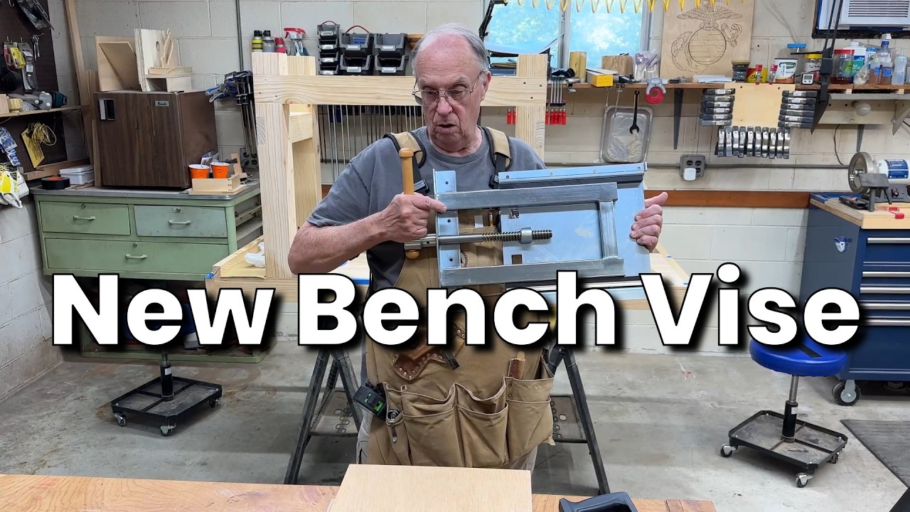 Mounting a Bench Vise on My Hand Tool Woodworking Bench: Step-by-Step ...