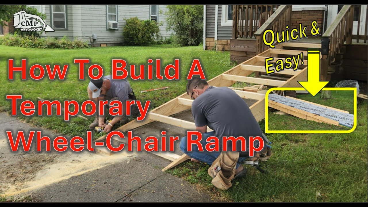 DIY Temporary Wheelchair Ramp | Quick & Easy Solution for Accessibility ...